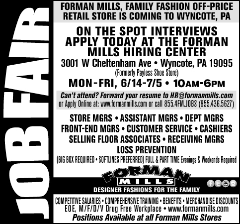 Careers - Forman Mills